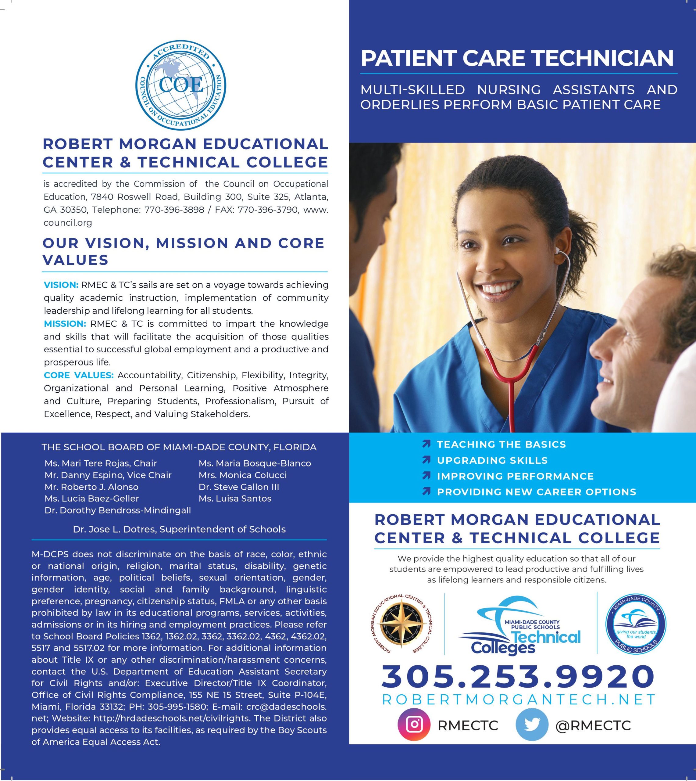 Brochures | Robert Morgan Educational Center & Technical College